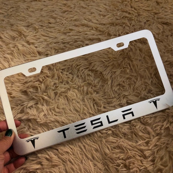 Tesla | Car Audio, Video & GPS | Tesla License Plate Holder | Poshmark